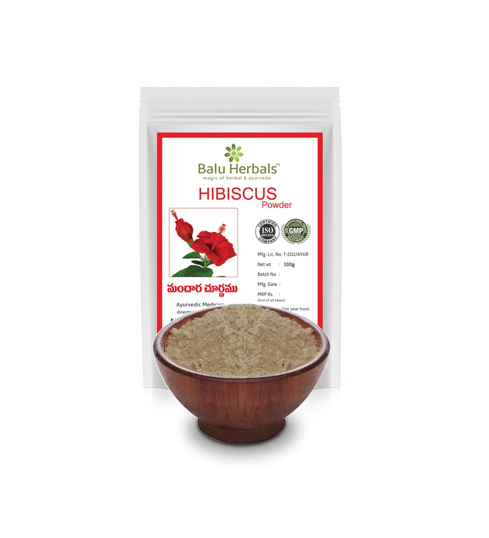 Hibiscus / Mandara Powder – BALU HERBALS